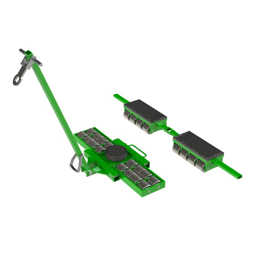 32-ton Steel Wheel Set – 3-Piece Heavy-Duty Load Moving Cart - CSS Europe